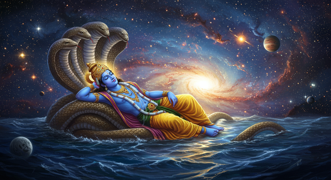 7 Powerful Truths About Lord Vishnu’s Cosmic Breath